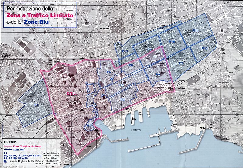 Ztl Palermo Mappa Orari Corridoi